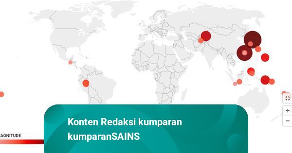 Peta Ini Rangkum Gempa Bumi Terbesar Awal 2024, Ada di Indonesia? | kumparan.com